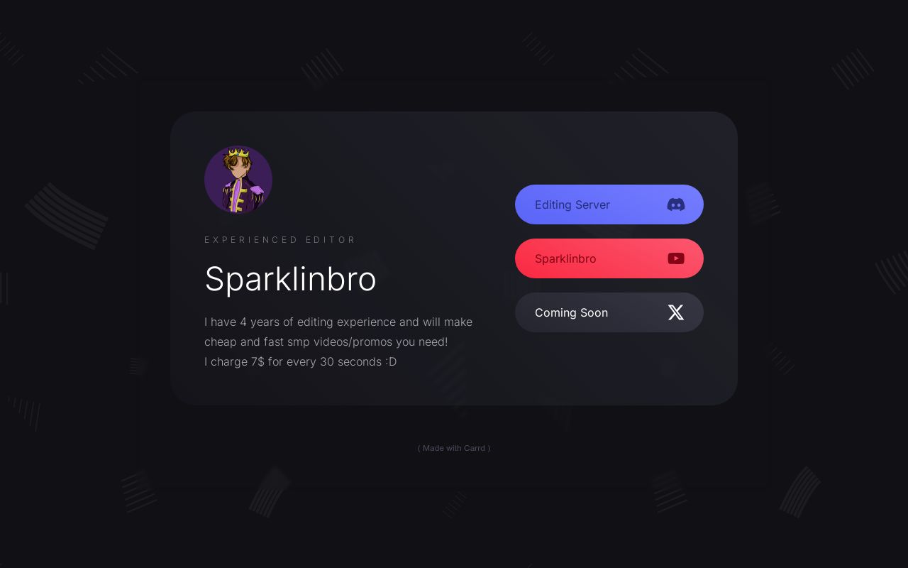 Sparklinbro's Portfolio